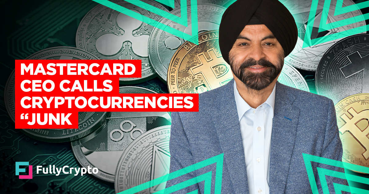 MasterCard CEO Brands Cryptocurrencies As “Junk” - Bitstarz News