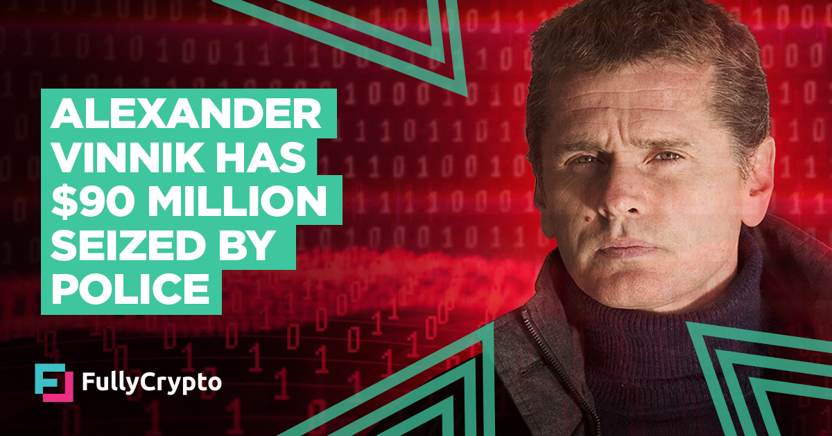 Alexander Vinnik Has $90 Million Seized by Police