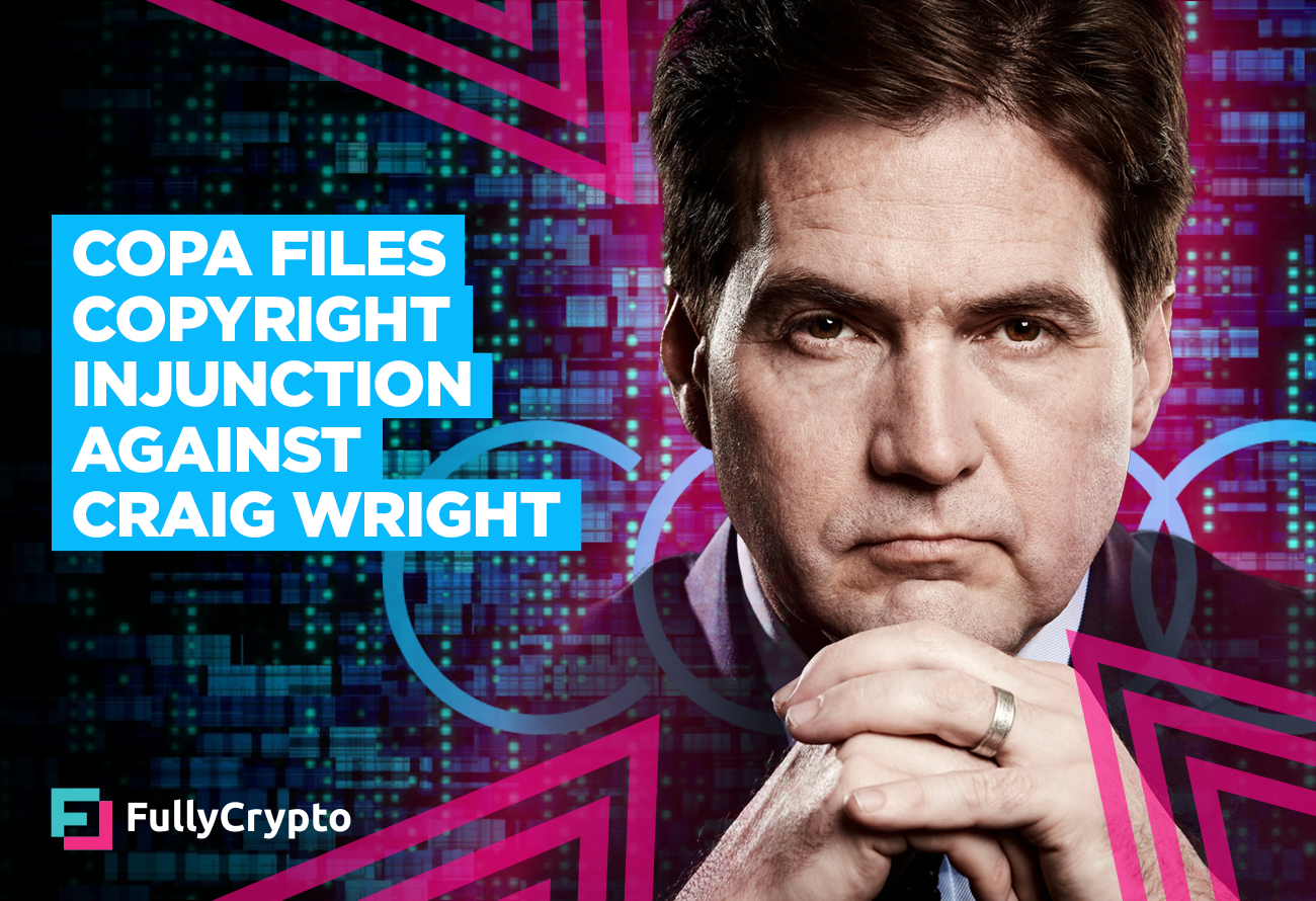 COPA Files Bitcoin Copyright Injunction Against Craig Wright