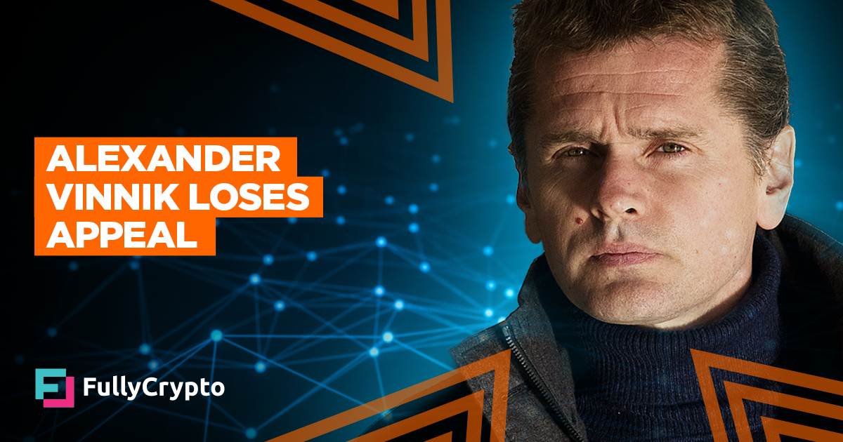 Alexander Vinnik Loses Appeal Against Five Year Sentence