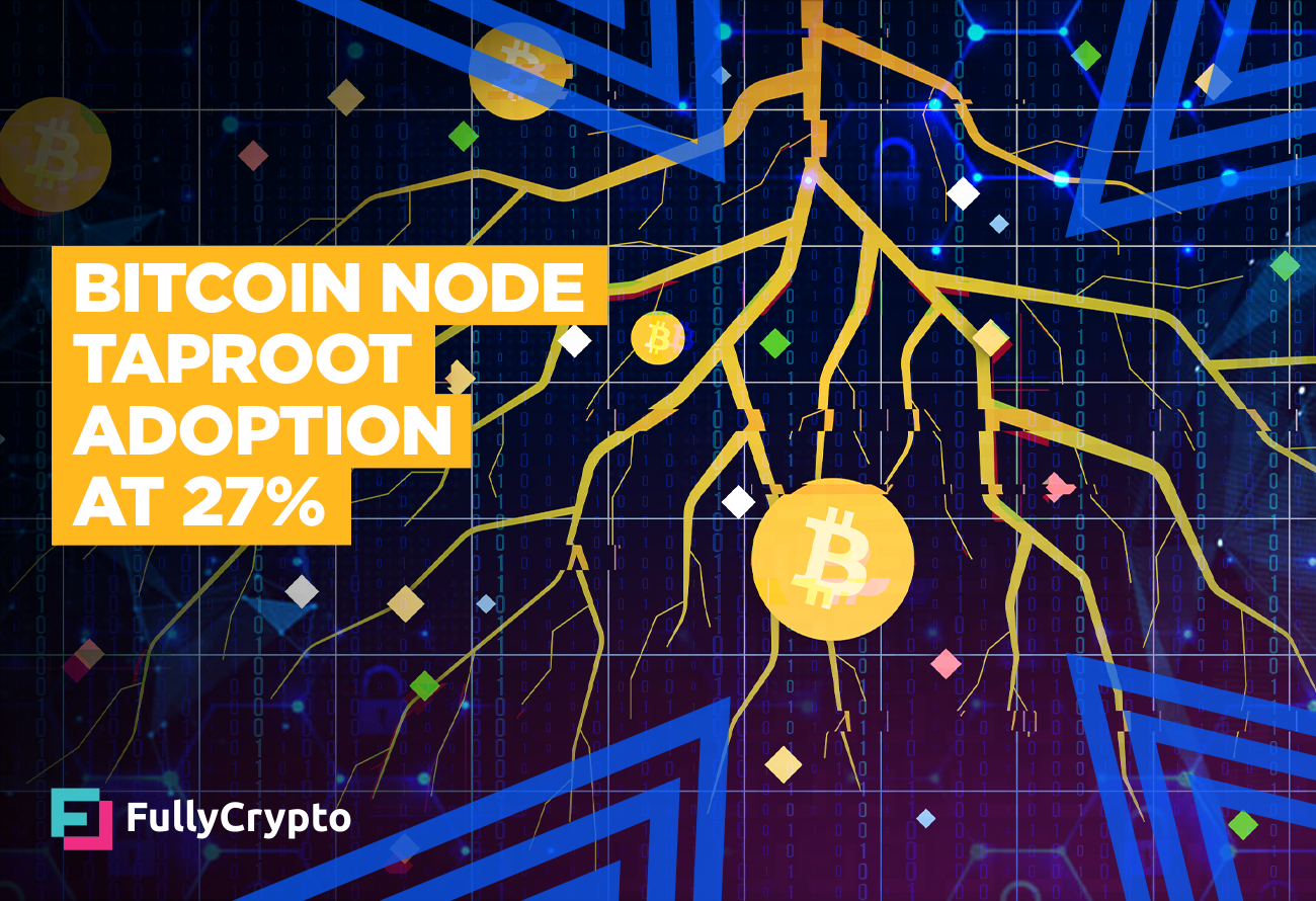 Bitcoin Node Taproot Adoption Lags at 27%