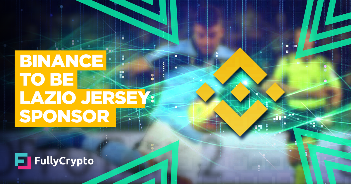 Binance to Sponsor Lazio Soccer Jersey in $35 Million Deal