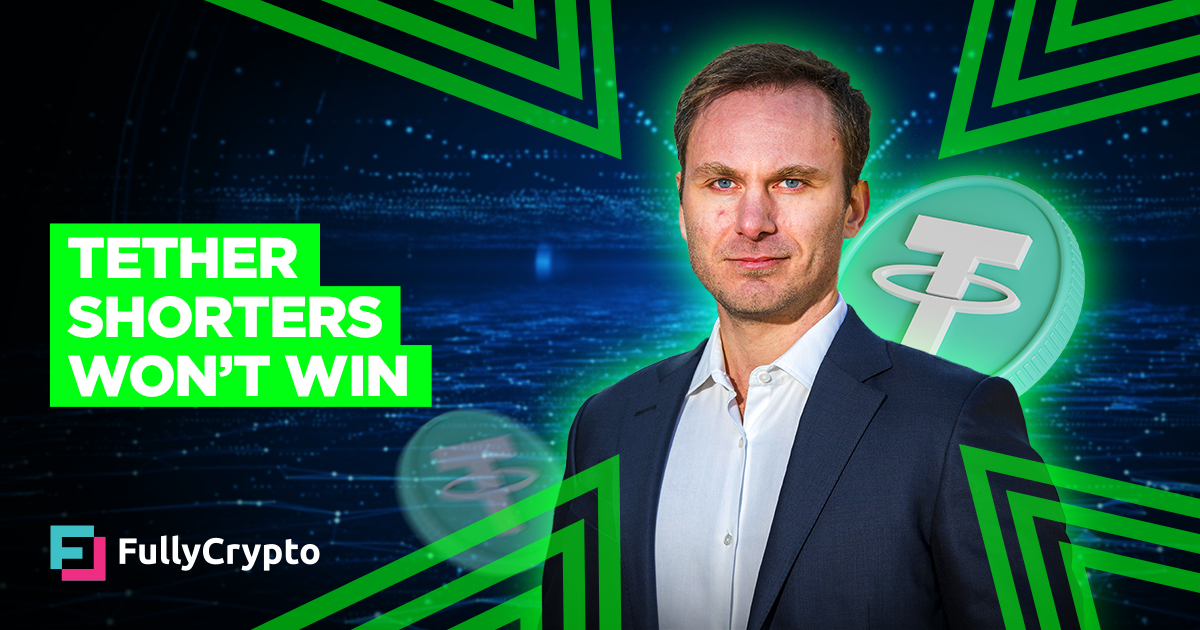 Tether Shorters Won’t Win, Says Ardoino