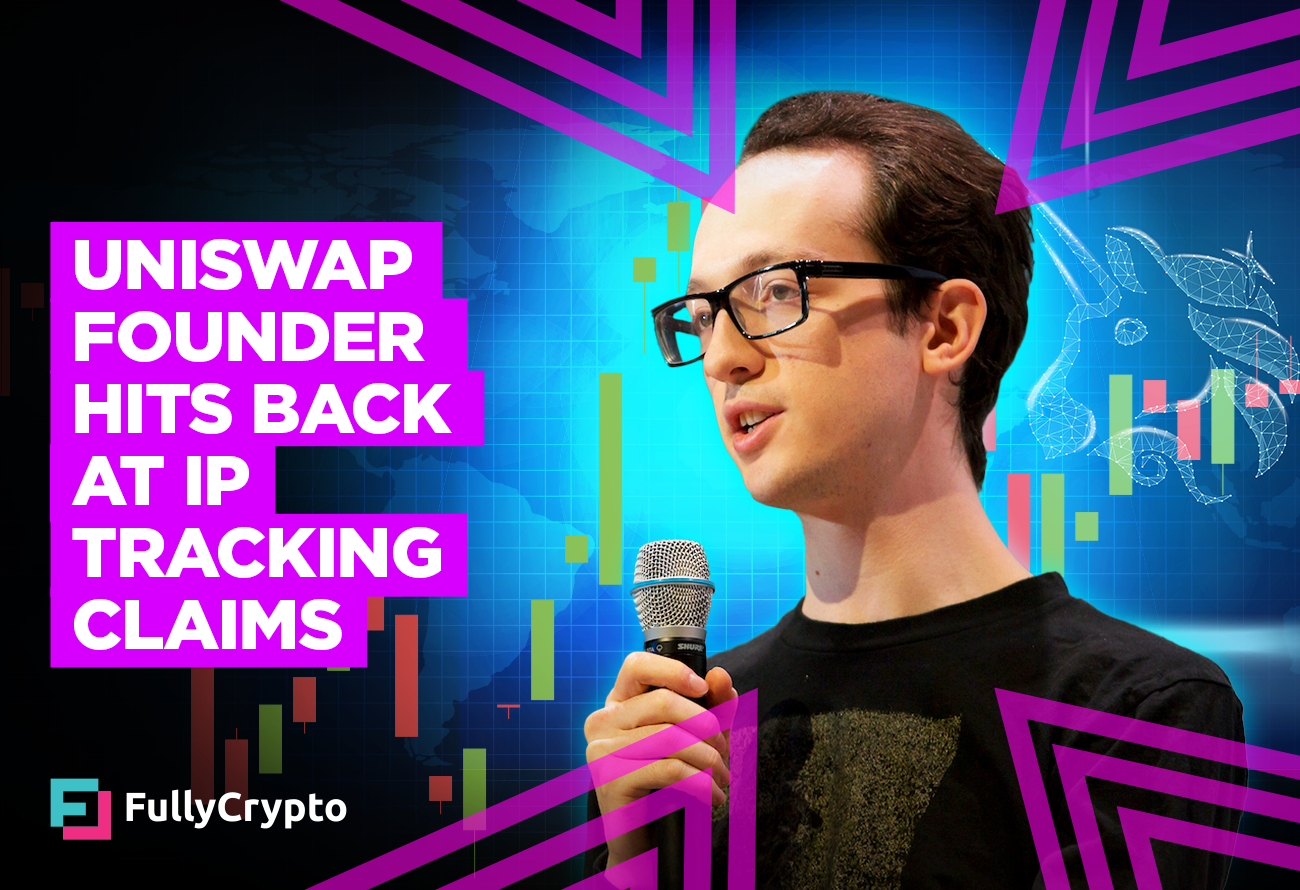 Uniswap Founder Hits Back at IP Tracking Claims