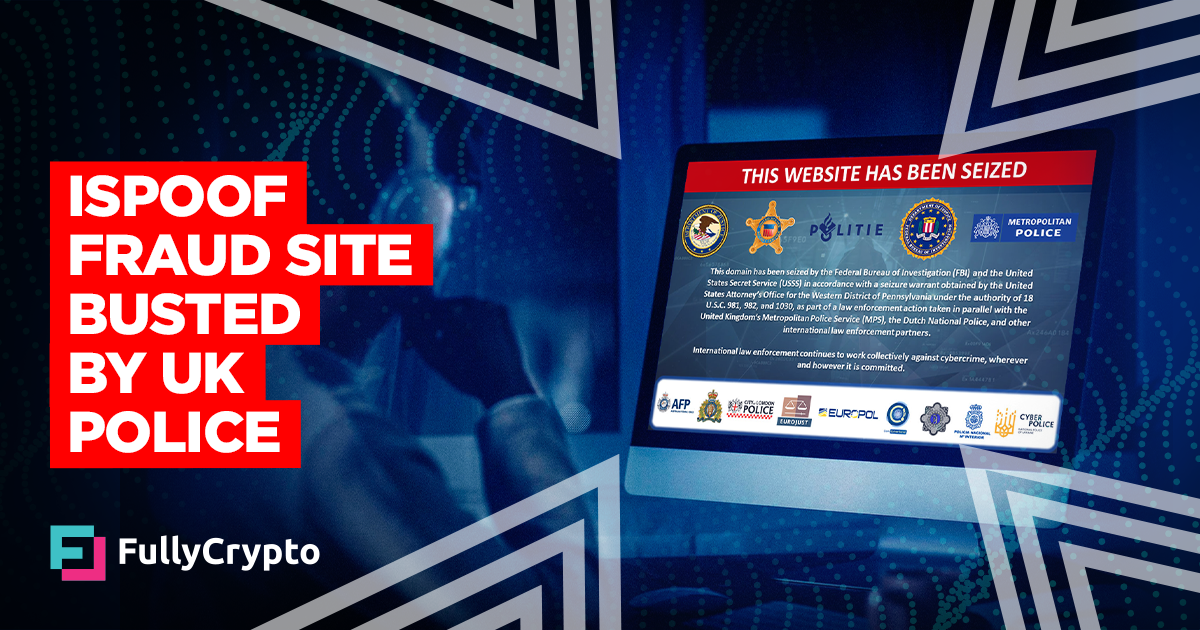 iSpoof Fraud Site Taken Down by UK Police