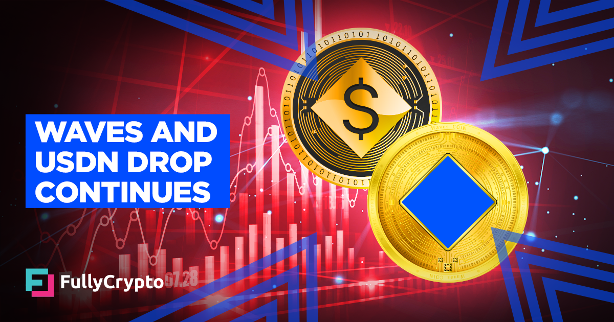 WAVES and USDN Decline Continues Following DAXA Warning