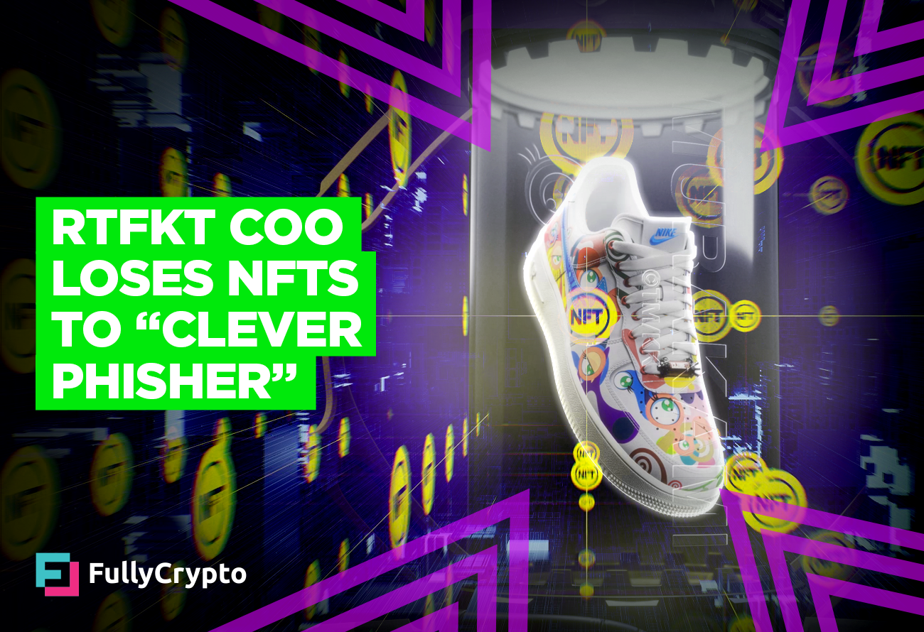 RTFKT COO Loses NFTs to “Clever Phisher”
