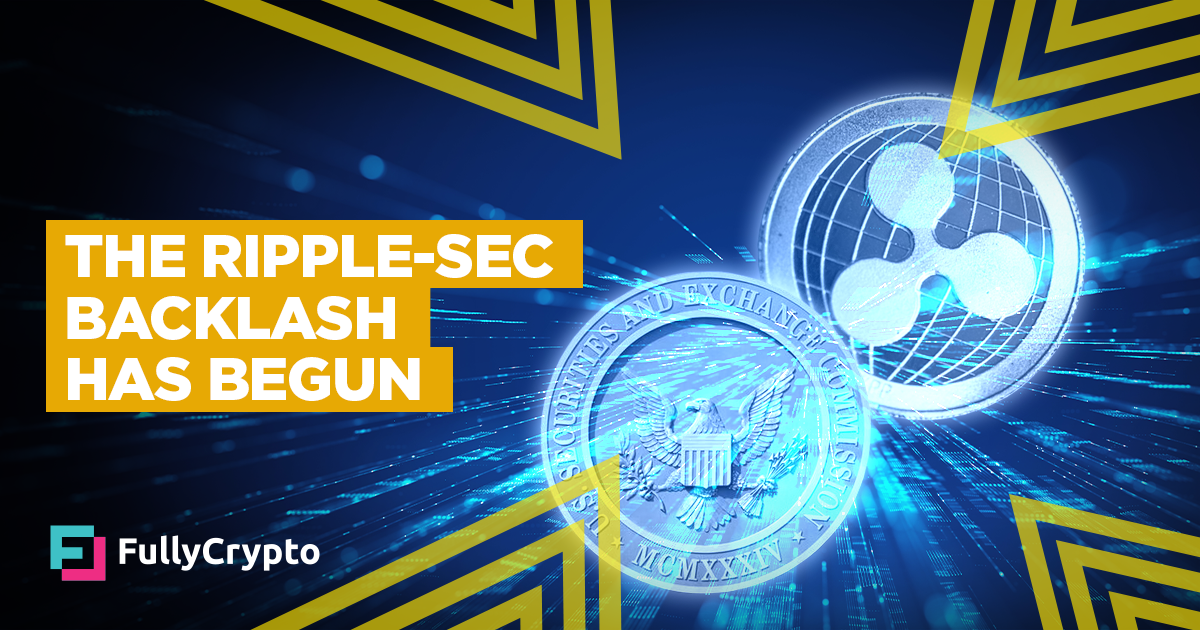 The Ripple-SEC Backlash Has Begun