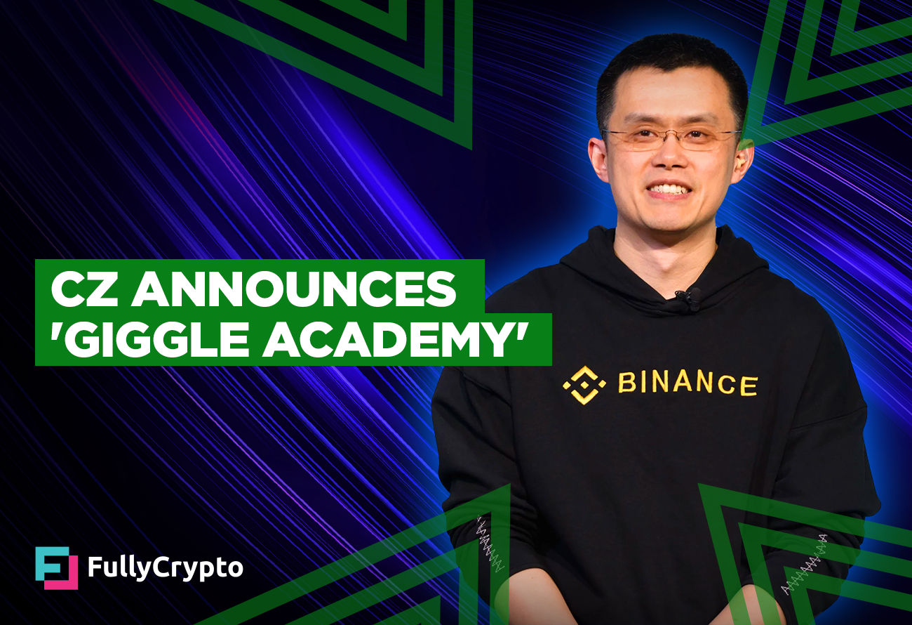 Changpeng Zhao Announces New Educational Project, Giggle Academy