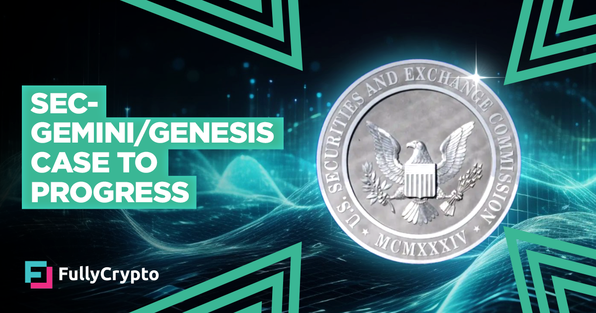 Judge Won't Throw Out SEC-Gemini/Genesis Case