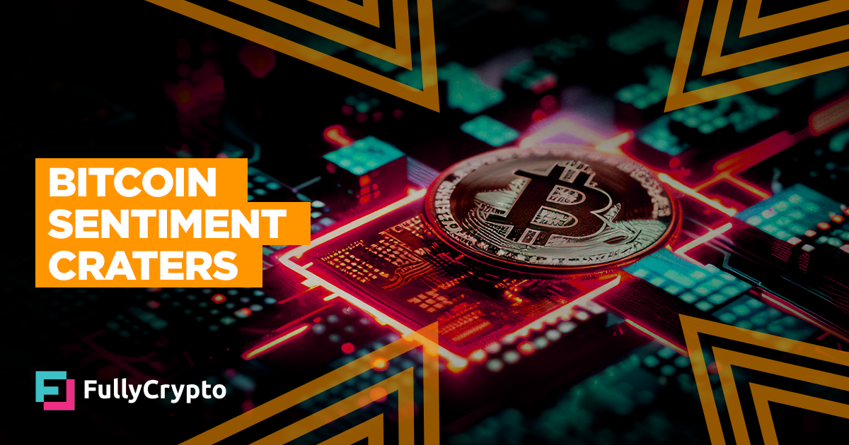 Bitcoin Sentiment Craters Following $10,000 Drop