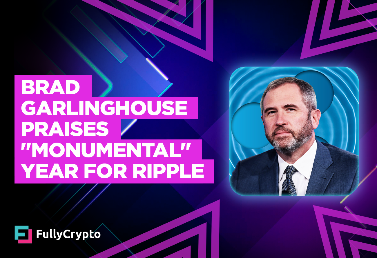 Brad Garlinghouse Praises "Monumental" Year for Ripple