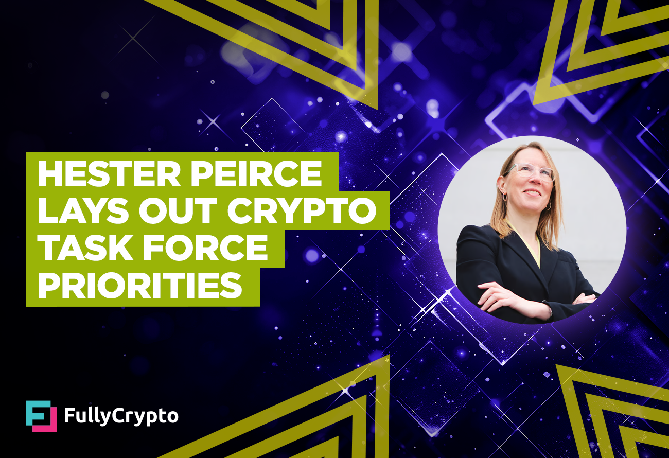 Hester Peirce Lays Out Crypto Task Force Priorities